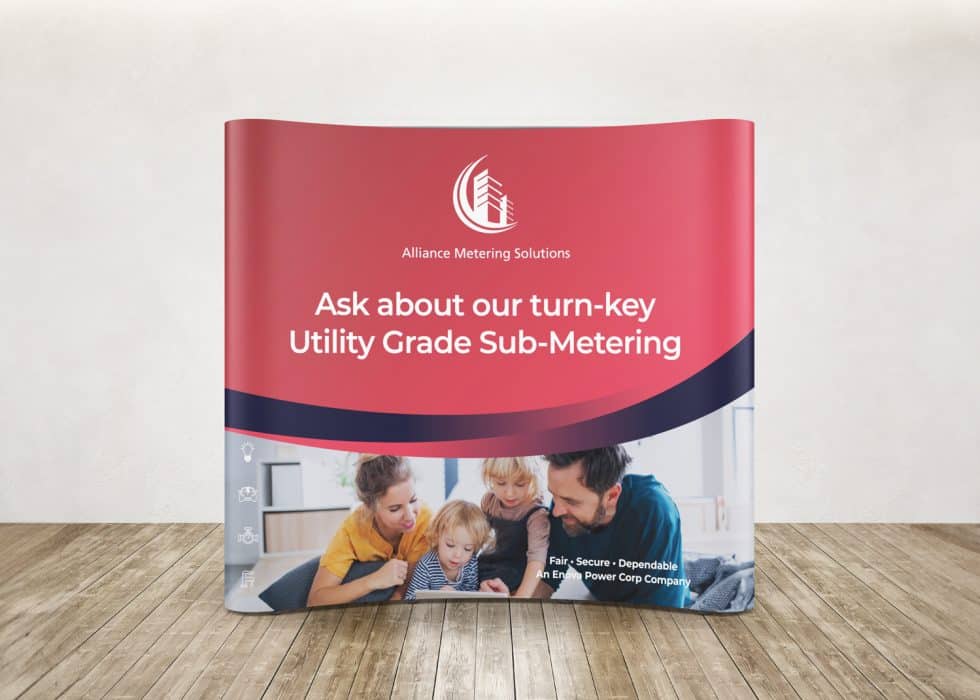 Exhibition Booth Design for Alliance Metering Solutions