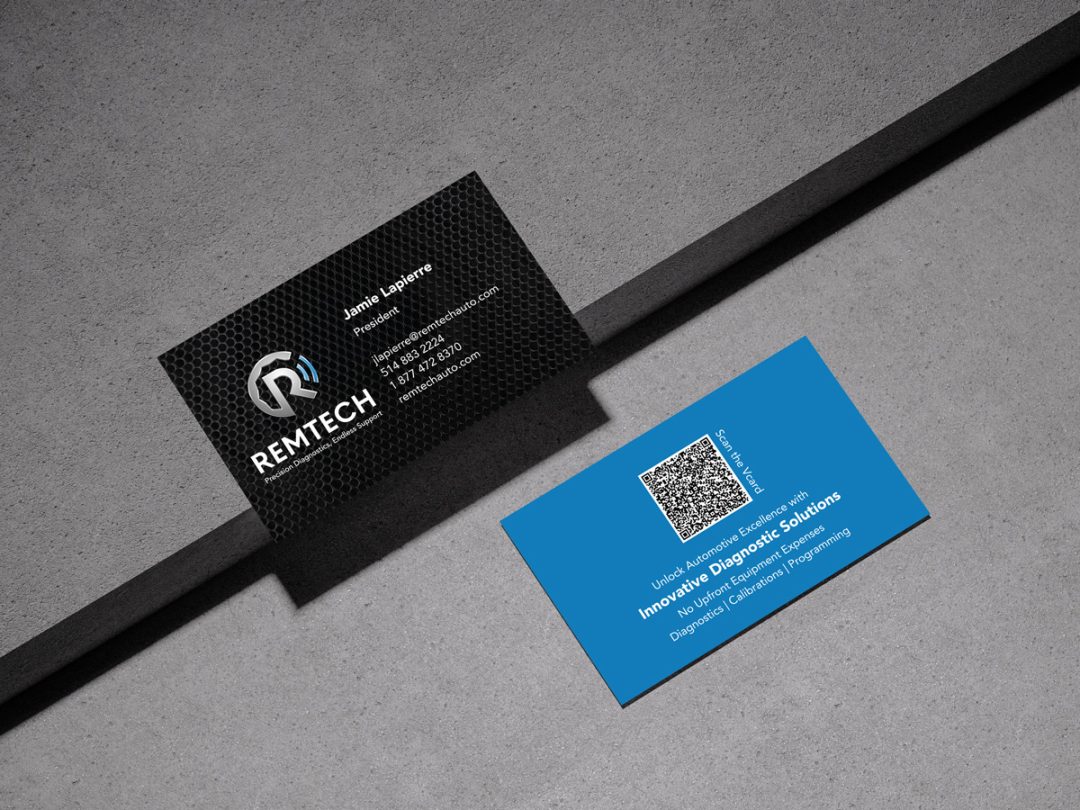 Business Card Design for Remtech Auto | Print Design